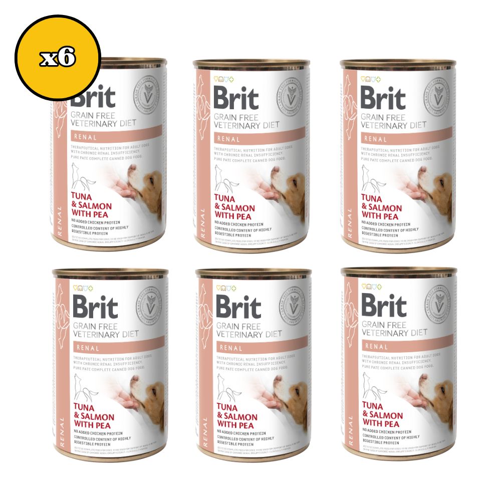 6 Brit GF Vet Diets Dog Renal (400gr) - Lolas Food